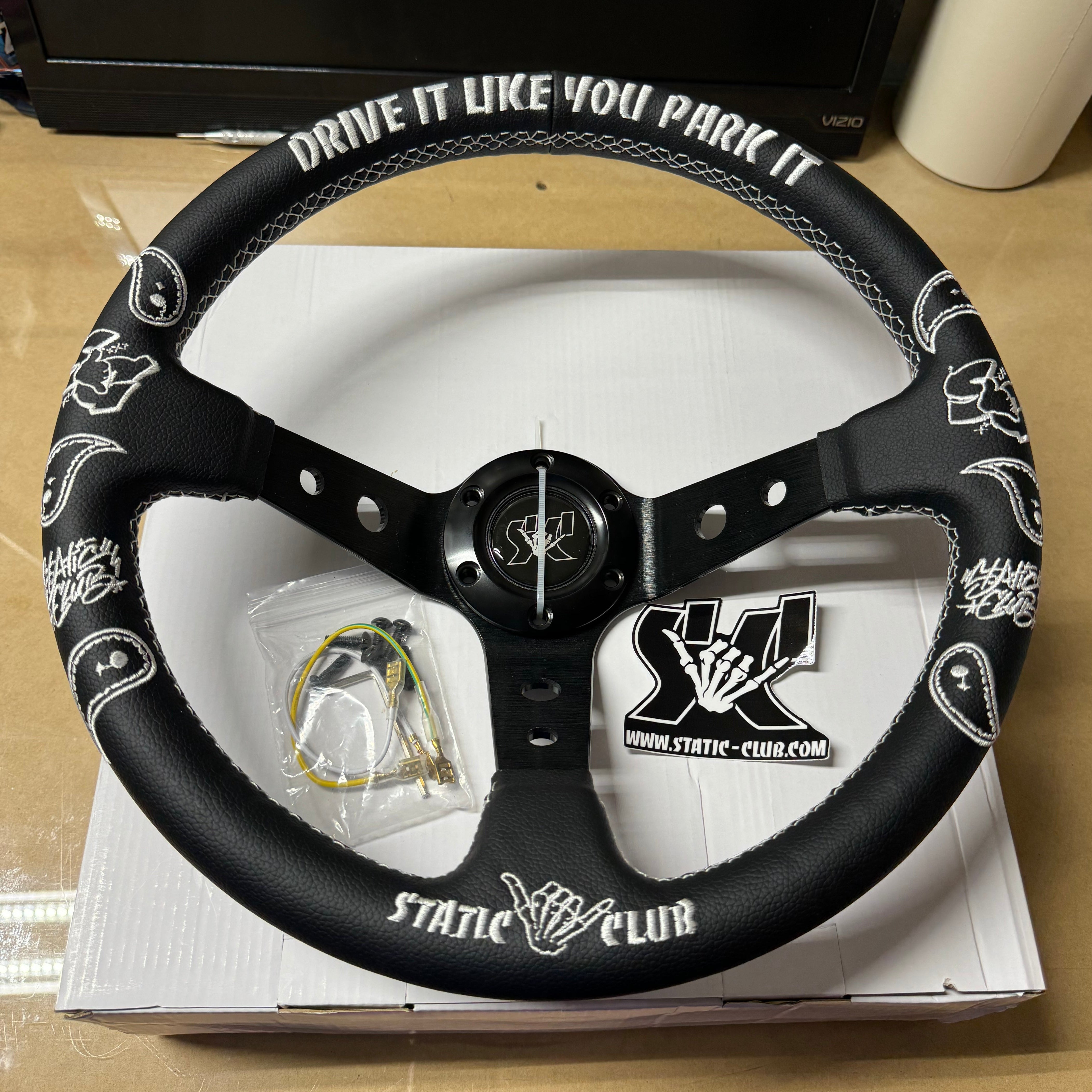 Static Club Steering Wheel Digital Image – TapSlaps